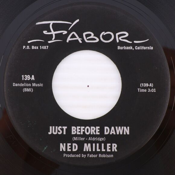 Media | Ned Miller Just Before Dawn Lights In The Street 1965 45rpm ...